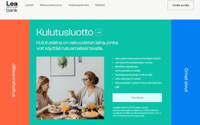 Lea Bank: Lue kokemuksia ja katso sopiiko laina sinulle (2025)